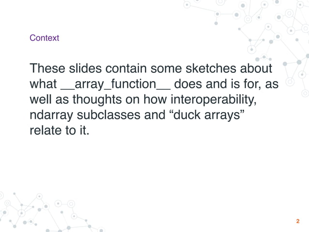 __array_function__ conceptual design & related concepts | PPT