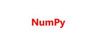 NUMPY [Autosaved] .pptx