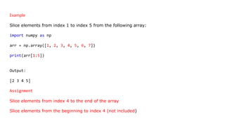NUMPY [Autosaved] .pptx