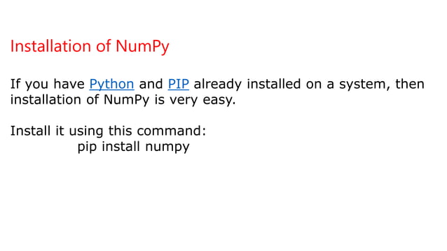 NUMPY [Autosaved] .pptx