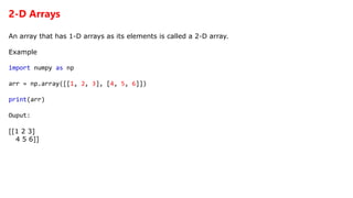 NUMPY [Autosaved] .pptx
