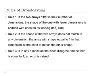 NumPy_Broadcasting Data Science - Python.pptx