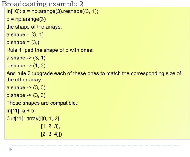 NumPy_Broadcasting Data Science - Python.pptx