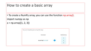 NumPy.pptx | Programming Languages | Computing