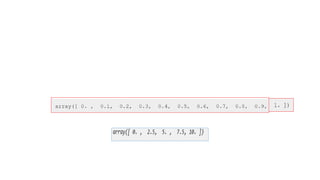 NumPy.pptx | Programming Languages | Computing