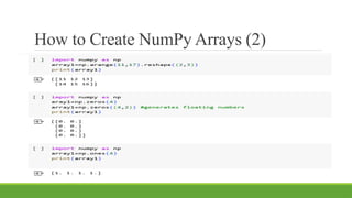 Numpy Library introducton in Python.pptx