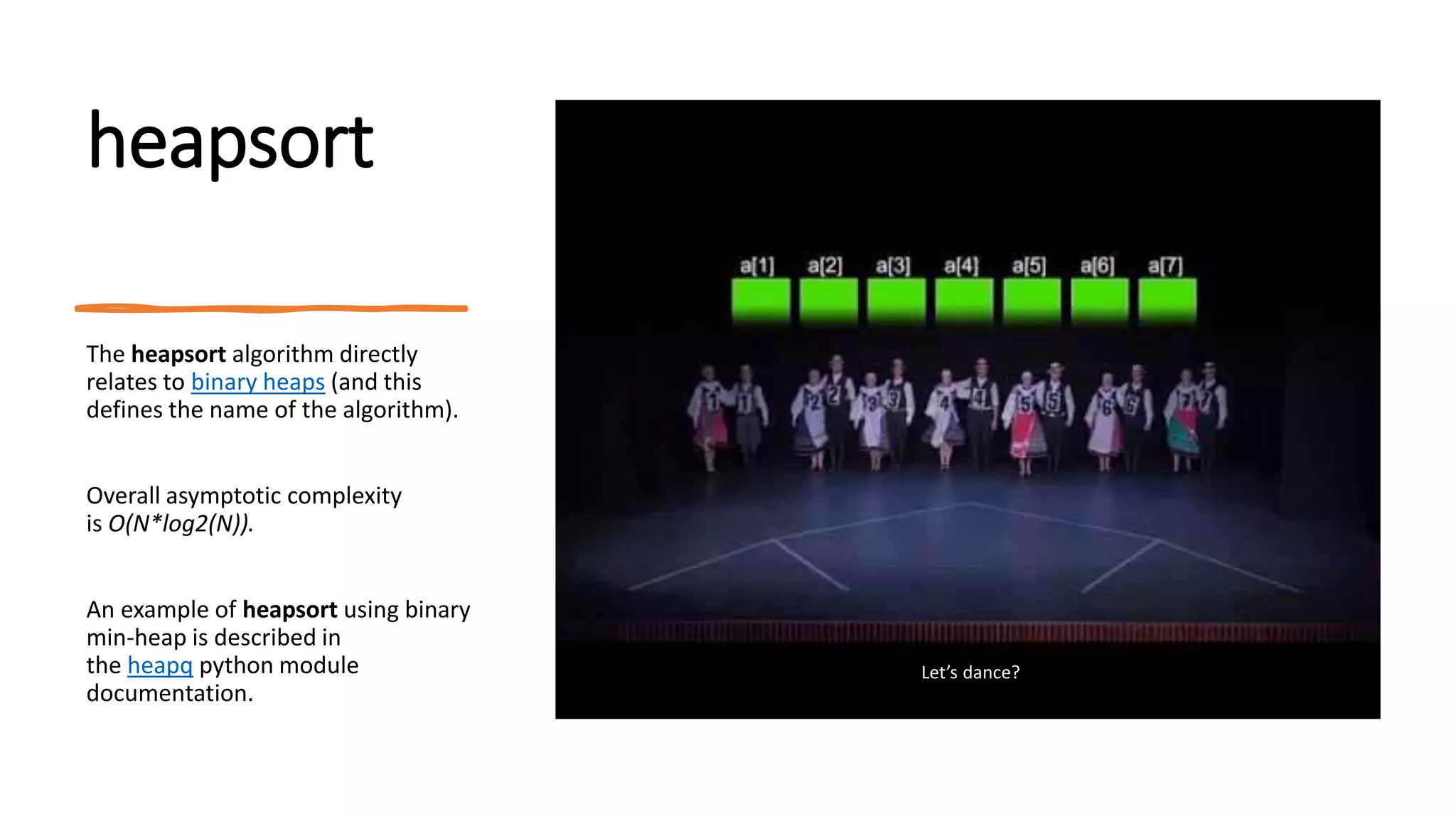 NumPy sorting (and dancing and memes): a short review for students | PPTX