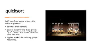 NumPy sorting (and dancing and memes): a short review for students | PPT