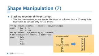 Numpy tutorial(final) 20160303 | PPT
