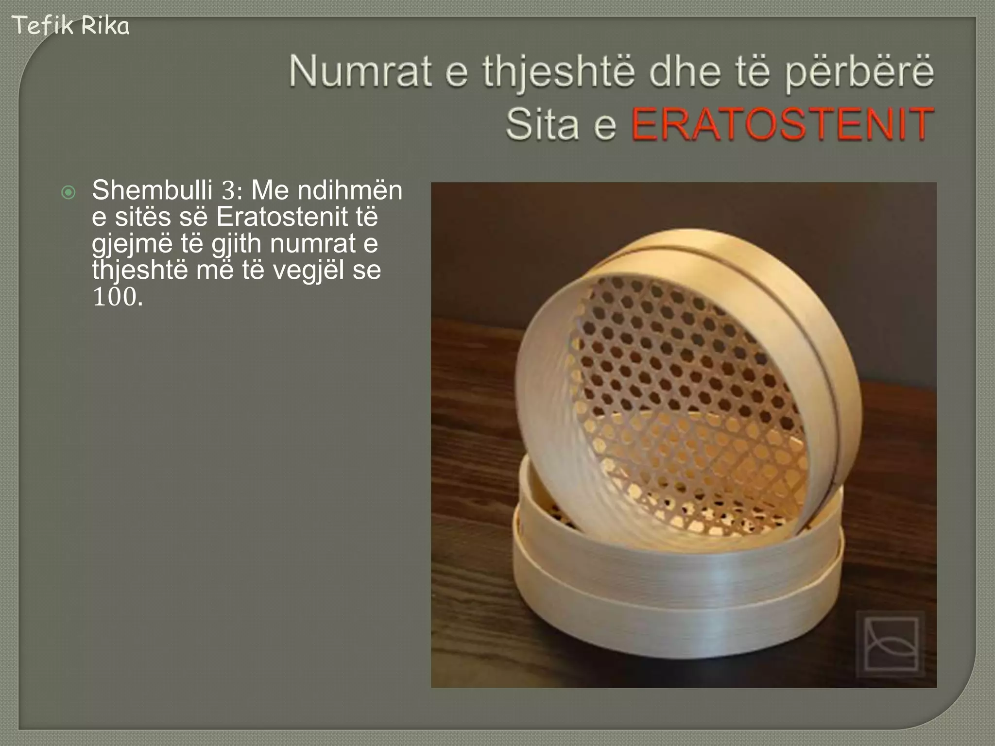 Numrat e thjeshrte dhe te perbere. | PPSX