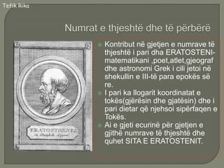 Numrat e thjeshrte dhe te perbere. | PPSX