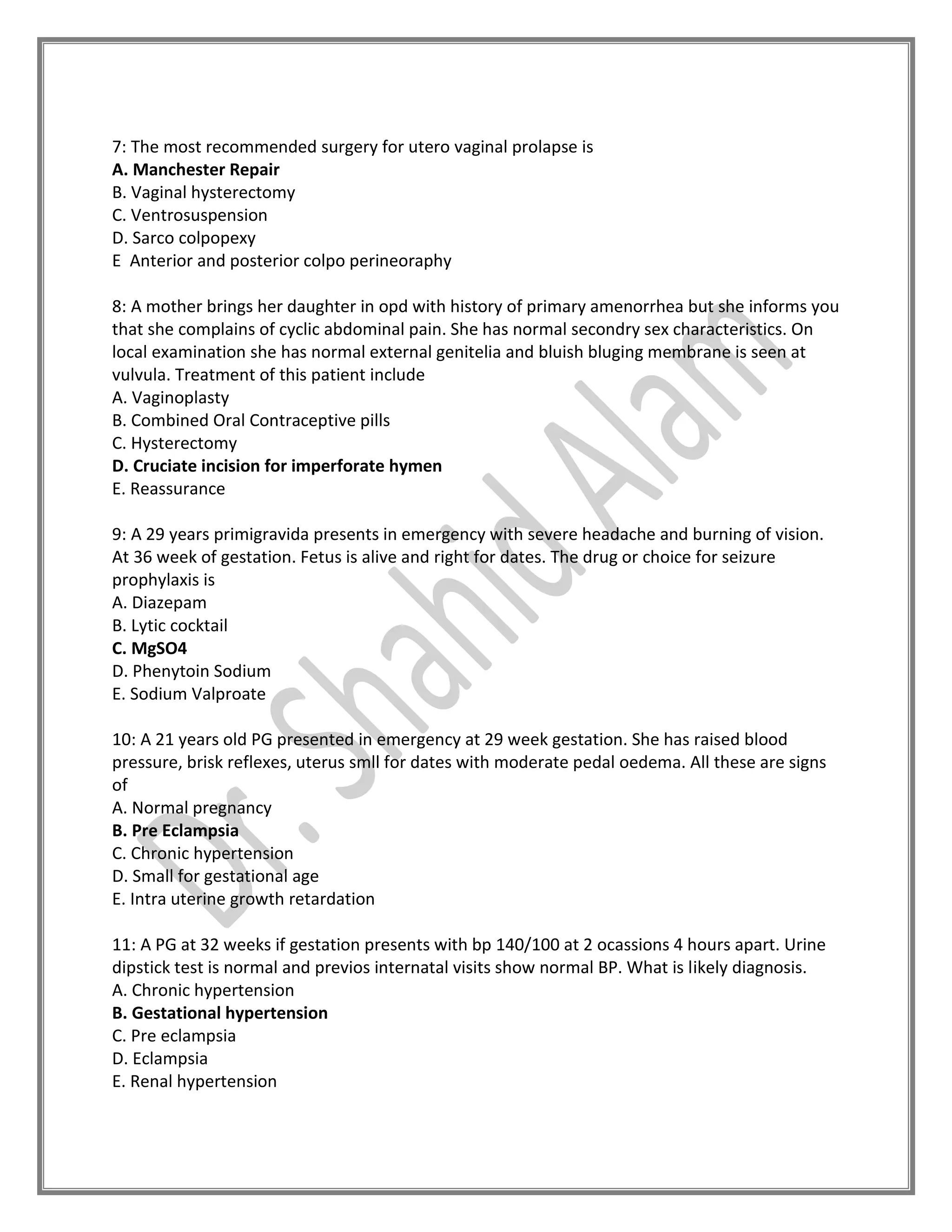 STEP 2 - Nums past paper by dr. shahid alam | PDF