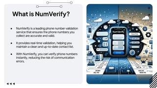 NumVerify: Reliable Validation for Indian Mobile Numbers | PPT