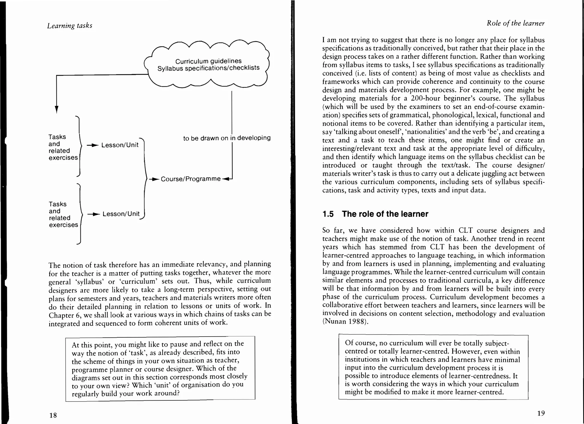 (David Nunan ) designing tasks for the communicative classroom | PDF