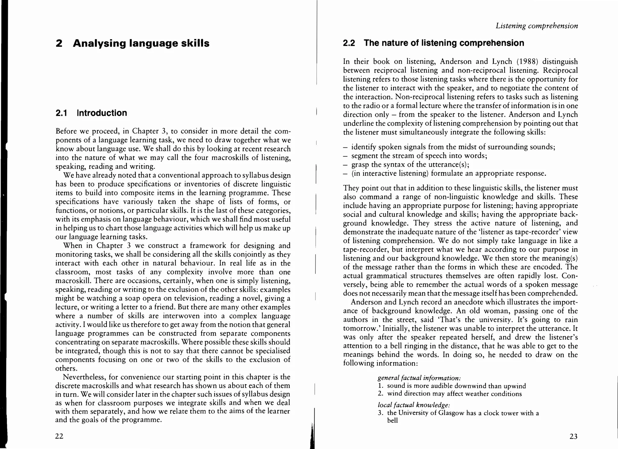 (David Nunan ) designing tasks for the communicative classroom | PDF