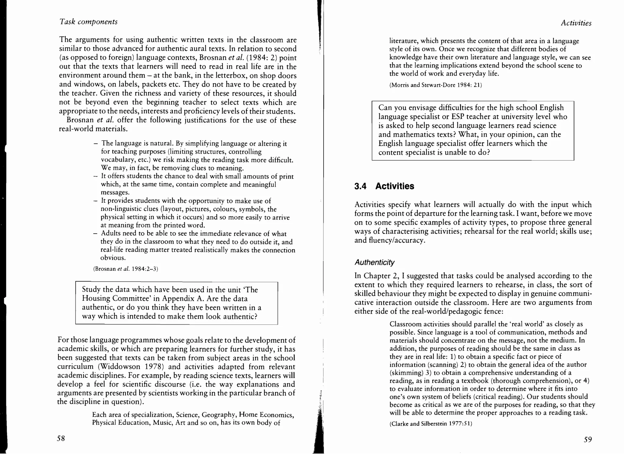 (David Nunan ) designing tasks for the communicative classroom | PDF