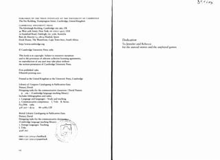 (David Nunan ) designing tasks for the communicative classroom | PDF