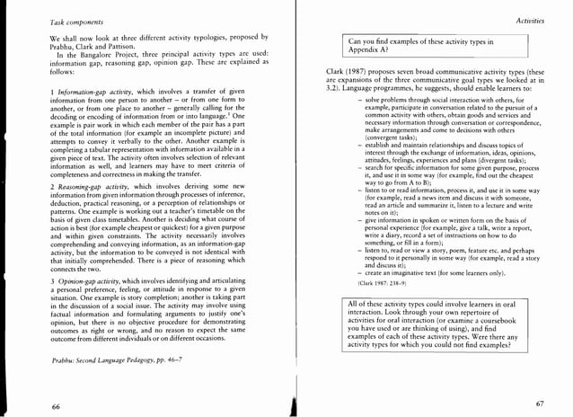 (David Nunan ) designing tasks for the communicative classroom | PDF ...