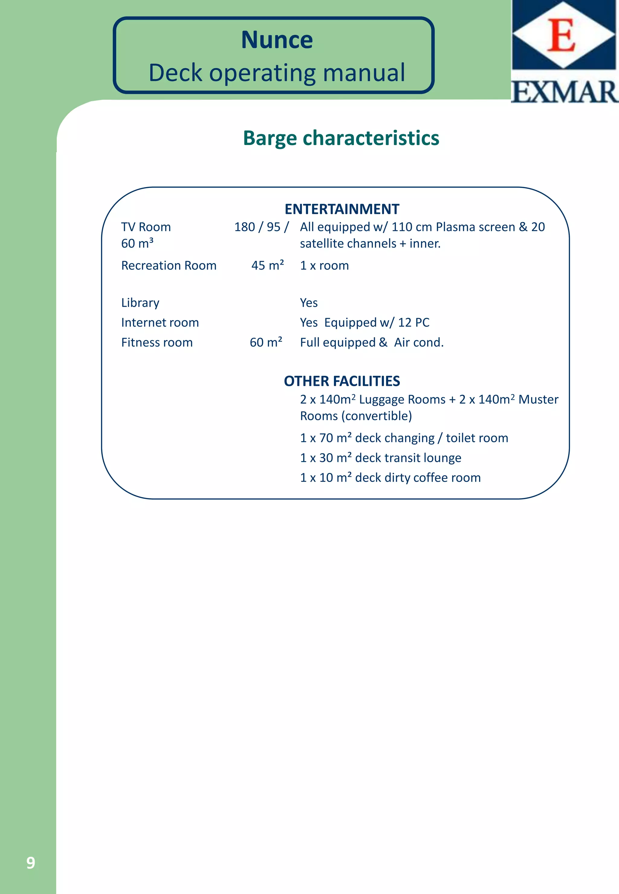 Nunce deck operating manual project | PPTX