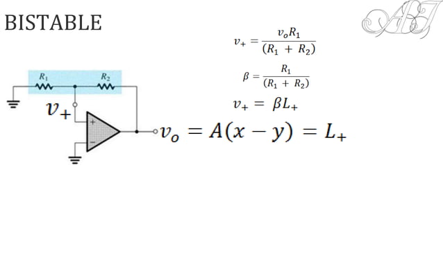 opamp application, Bistable, astable and monostable multivibrator, IC ...