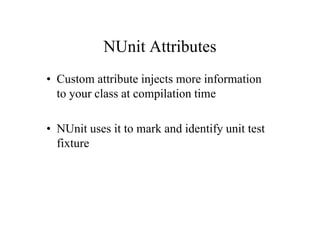 An Introduction to Unit Test Using NUnit | PDF | Educational Assessment ...