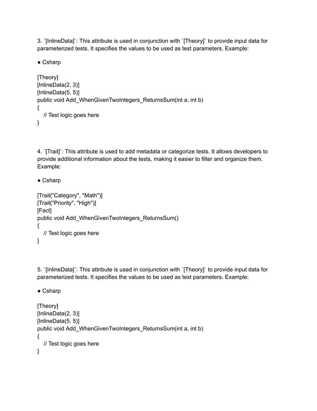 Nunit Vs Xunit Vs Mstest Differences Between These Unit Testing Frameworkspdf 0964