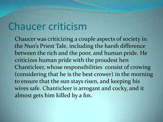 Nuns Priest Powerpoint Period 2 | PPT