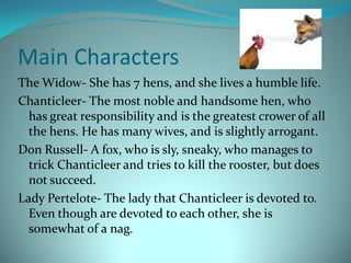 Nuns Priest Powerpoint Period 2 | PPTX