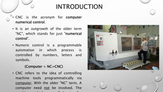 computer numerical control | PPTX