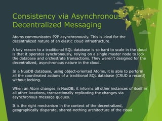 Introduction to NuoDB | PPTX | Databases | Computer Software and Applications