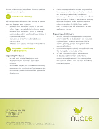 12 Rules for a Cloud Data Management System (CDMS) | PDF