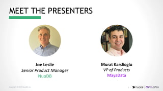 NuoDB + MayaData: How to Run Containerized Enterprise SQL Applications in the Cloud | PDF