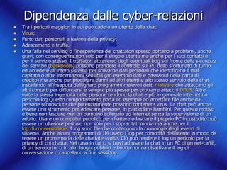 nuove tecnologie e dipendenze | PPT