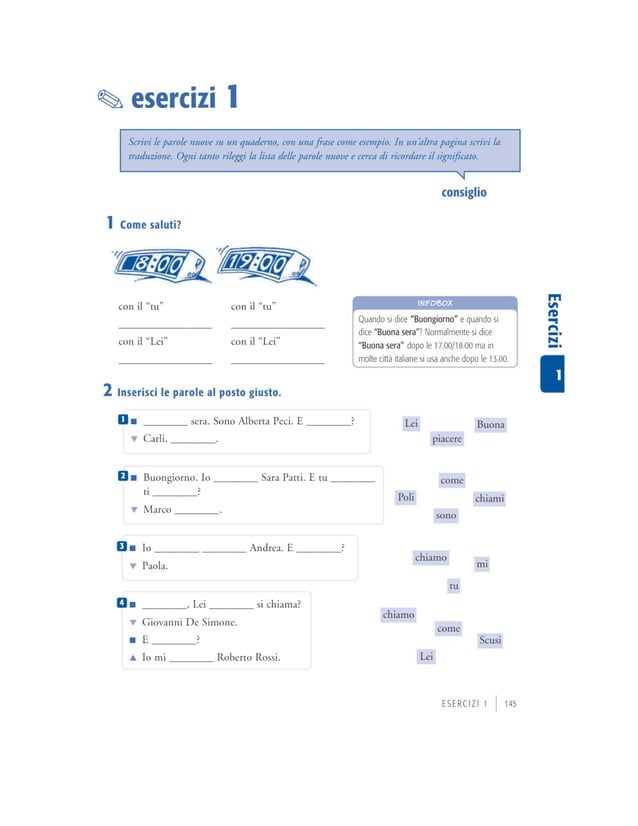 Nuovo Espresso 1 Lezione 1 with exercises and keys.pdf