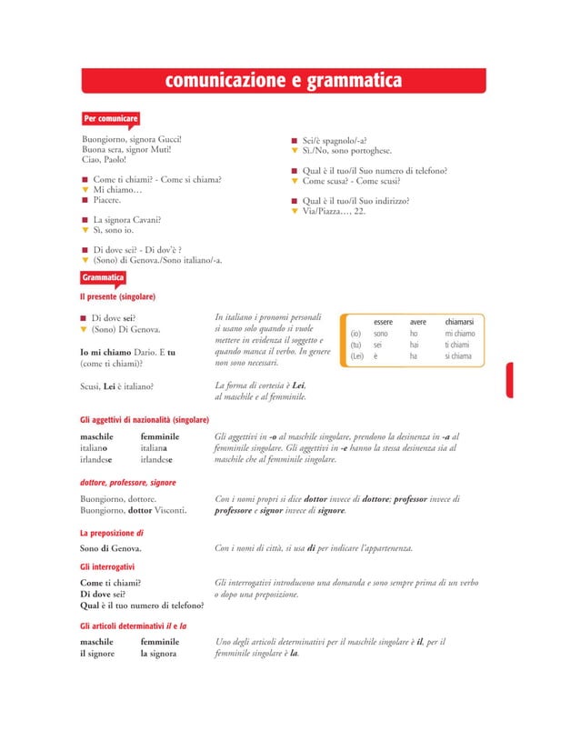 Nuovo Espresso 1 Lezione 1 with exercises and keys.pdf