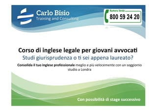 Corsi di inglese per giovani avvocati | PPT