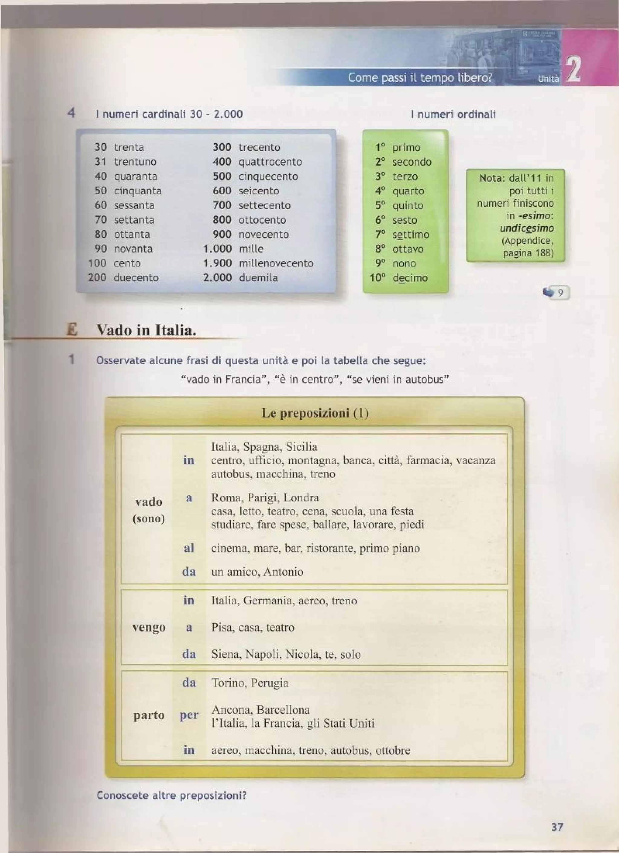 Nuovo Progetto Italiano 1 | PDF