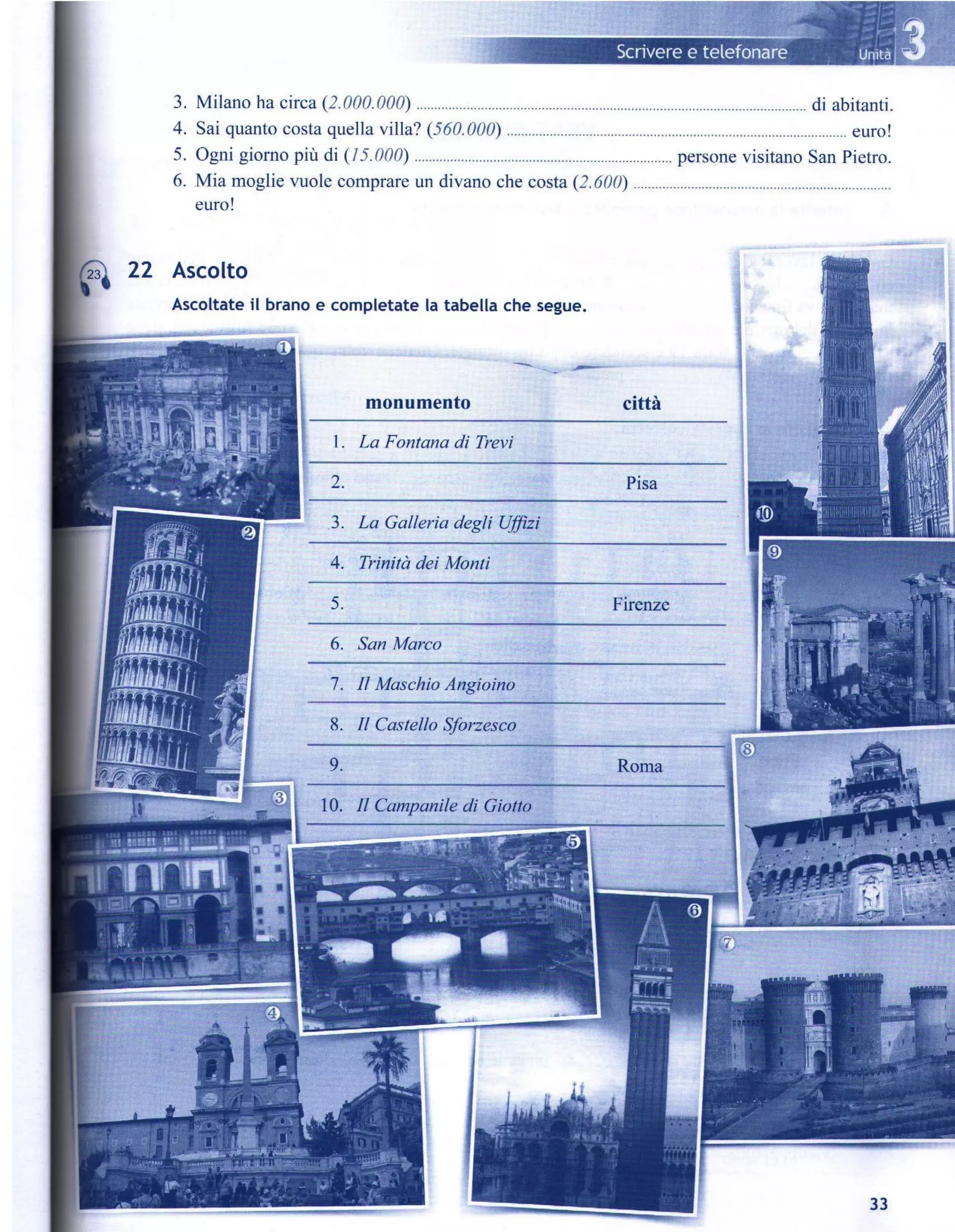 Quaderno degli esercizi - Nuovo progetto italiano 1 | PDF