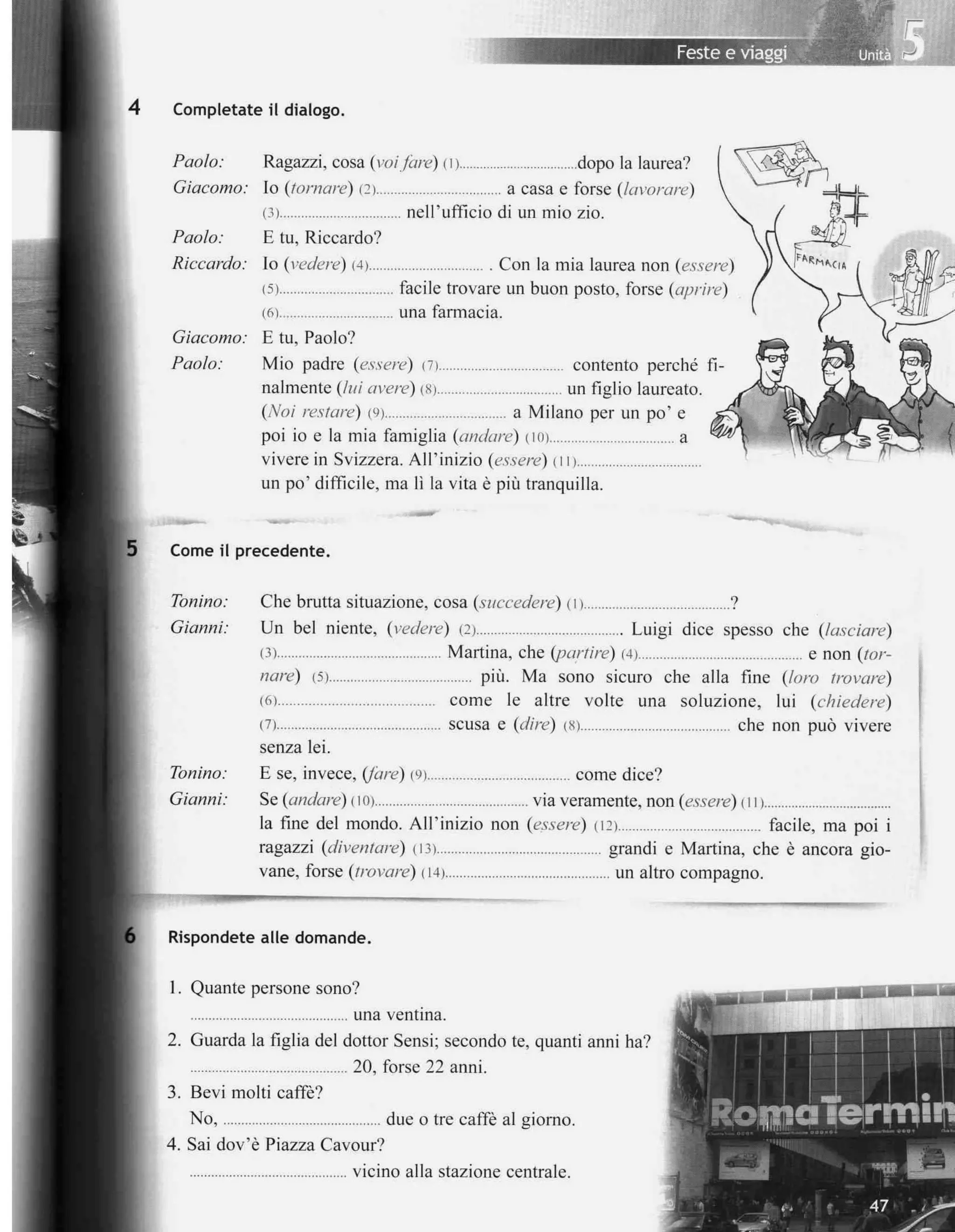 Quaderno degli esercizi - Nuovo progetto italiano 1 | PDF