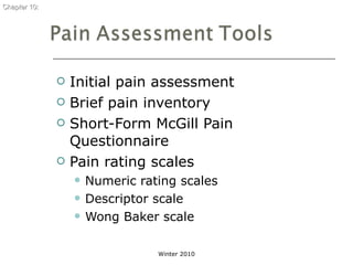 Nupd 400 chapter 10 pain | PPT