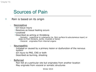 Nupd 400 chapter 10 pain | PPT