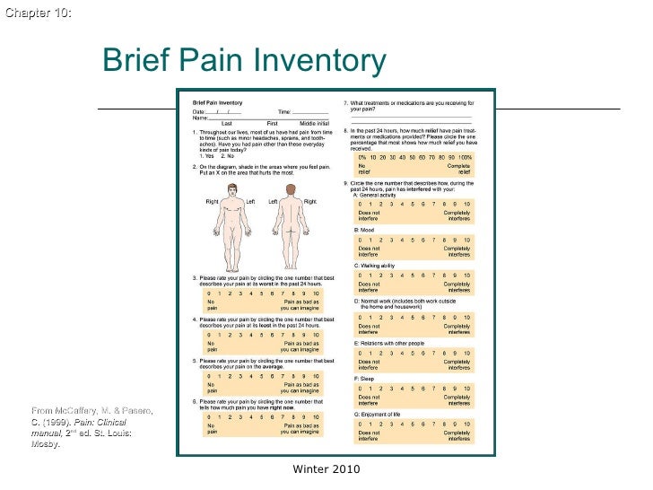 Nupd 400 chapter 10 pain