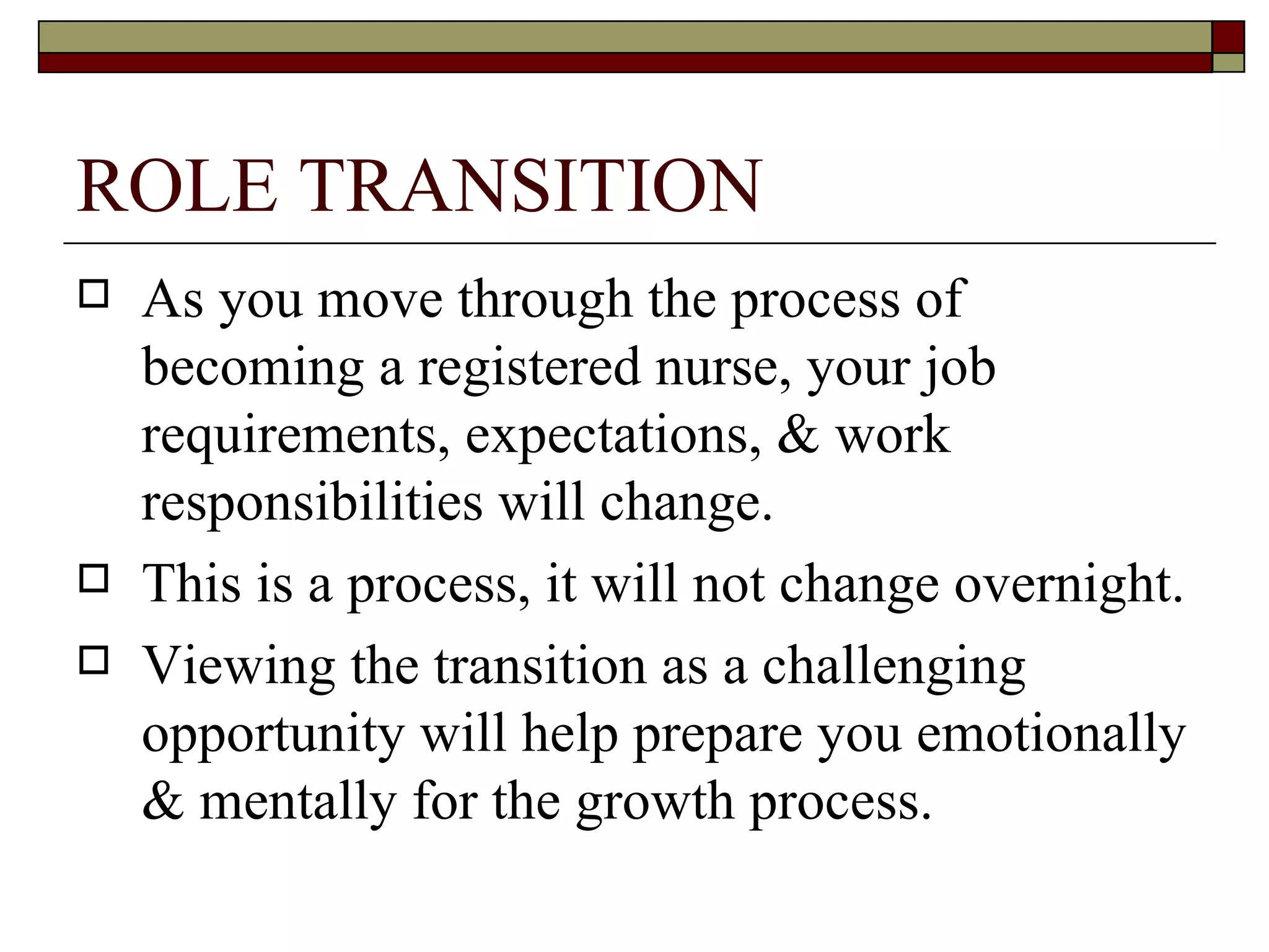N U R 102 Nursing Transition | PPT