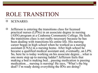 N U R 102 Nursing Transition | PPT