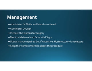 OBSTETRICS TOPIC: EARLY POSTPARTAL HEMORRHAGE | PDF