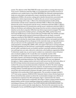 NUR3165 SFCC Statewide Study to Assess Nurses Experience Review Article ...