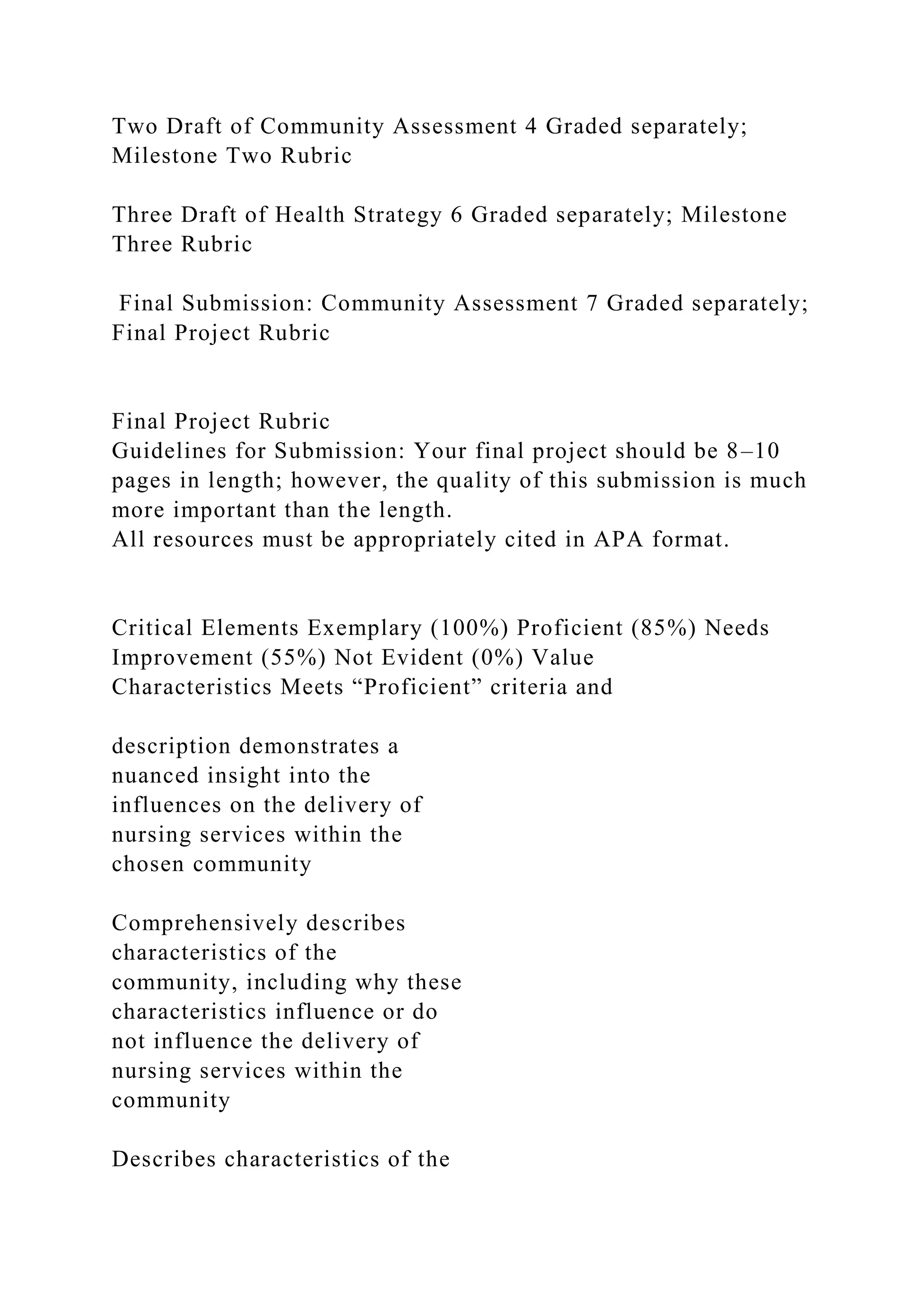 NUR 350 Final Project Guidelines and Rubric Overview .docx