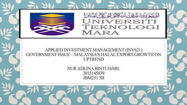 Applied Investment Management | PPT