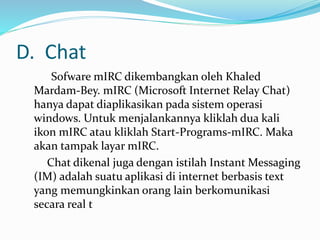 Presentasi Layanan Informasi internet | PPTX