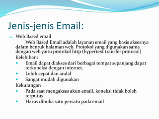 Presentasi Layanan Informasi internet | PPTX